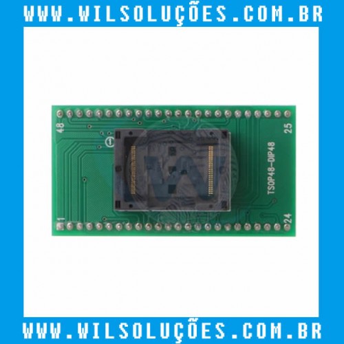 Socket TSOP48-DIP48 - Adaptador para Nand